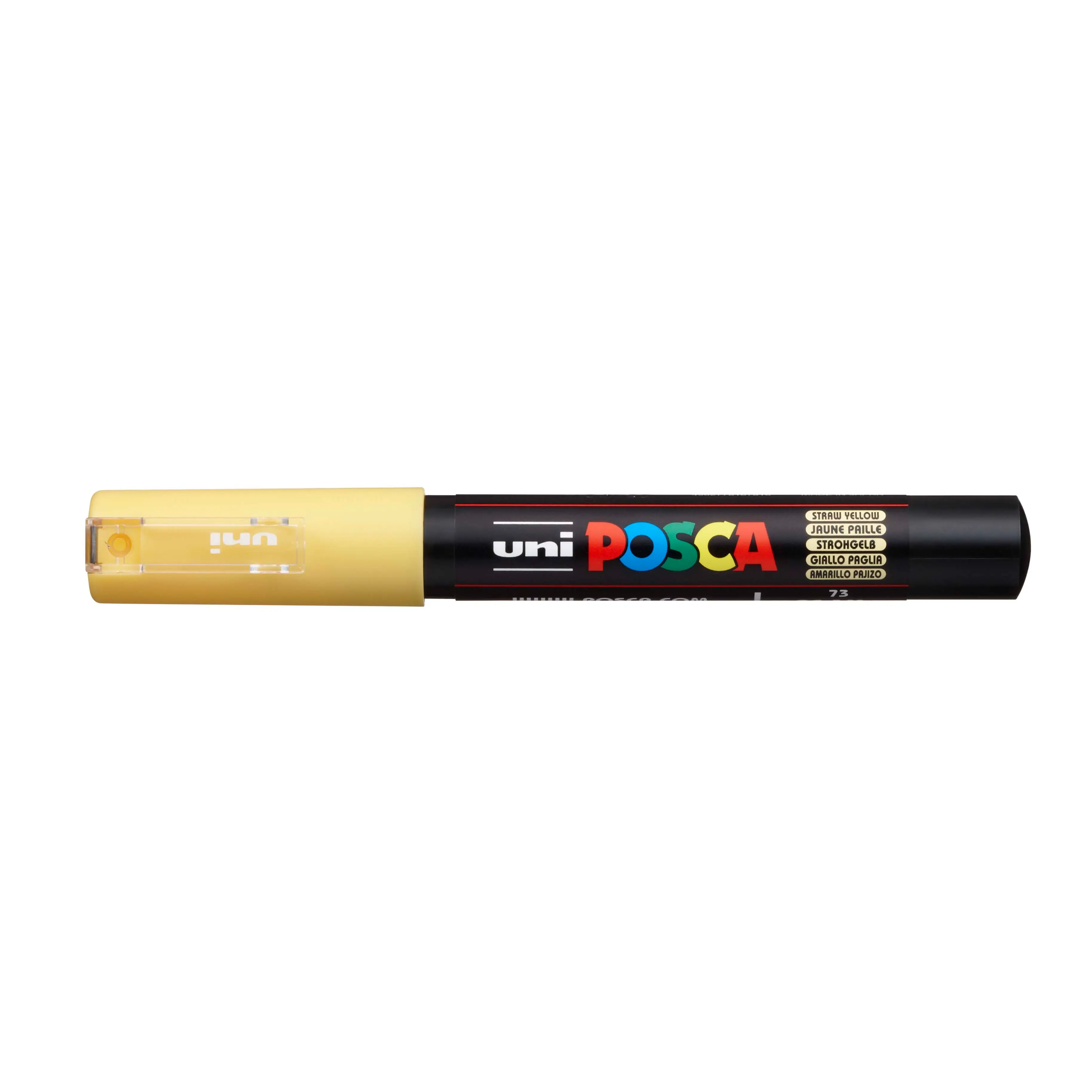 Paint marker Uni Posca PC-1M straw yellow 0,7mm - 6 stk - Køb billigt ...