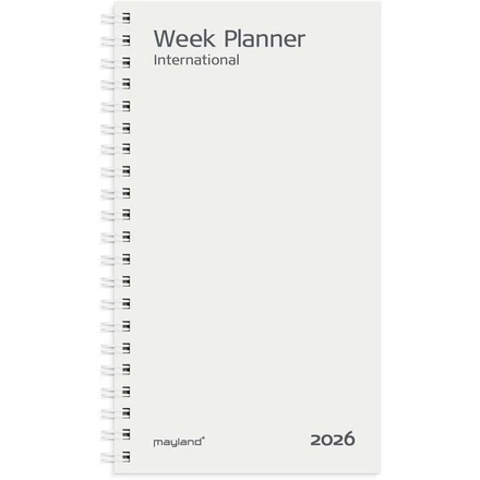 Kalender, Mayland, Life organizer Week TVÆRFORMAT year: 2026