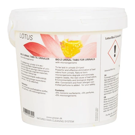 Urinaltabs Lotus Bio-Z | Slip for ildelugtende toiletter