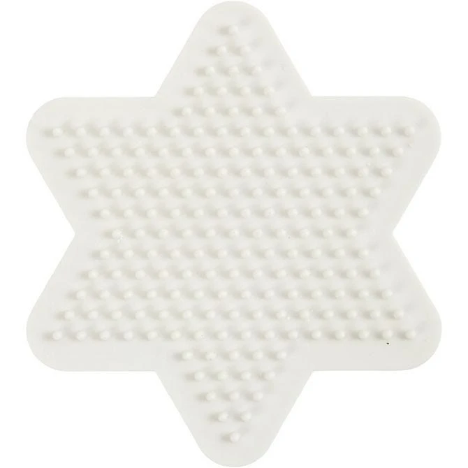 Perleplade Nabbi Bio Beads, stjerne, H: 0.5 cm, str. 9,8x9,8 cm - Køb ...