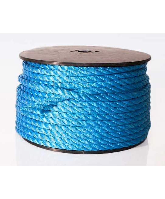 Polyreb blå Ø12 mm - 85 meter på spole
