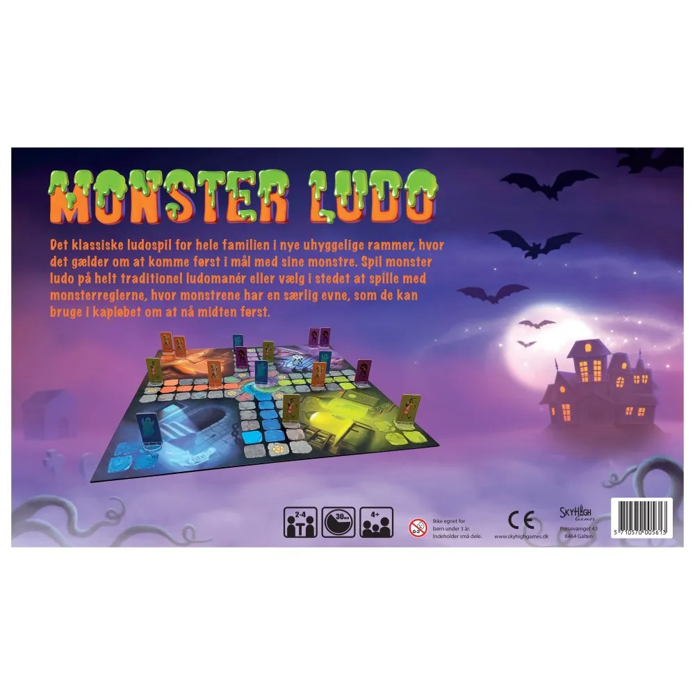 Spil, Monster Ludo - 4 år