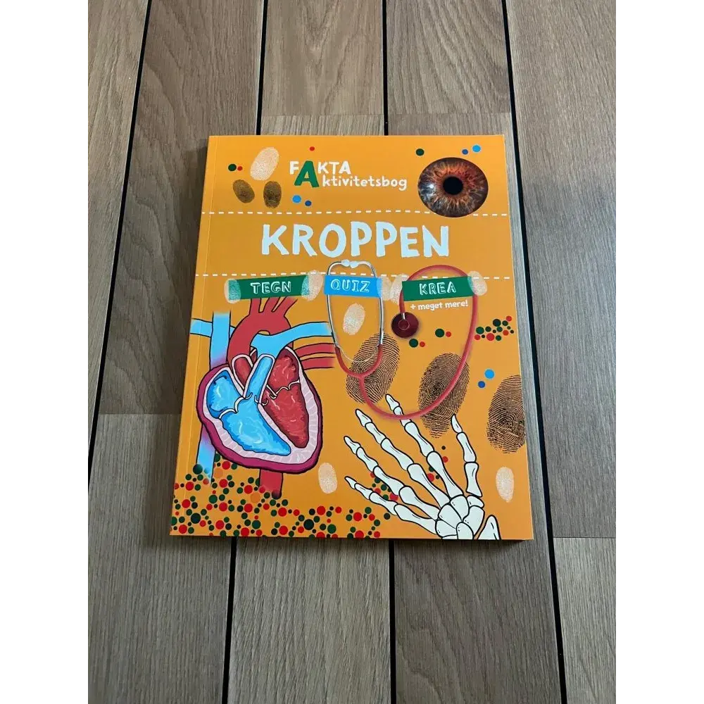 Få sjove fakta om kroppen med aktivitetsbogen - Køb nu!