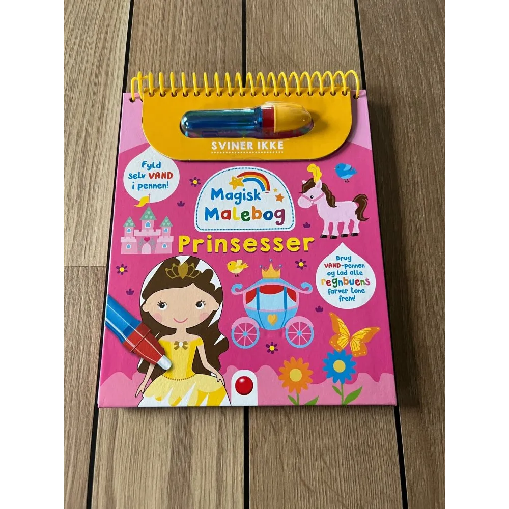 Magisk malebog med prinsesser - Køb nu!
