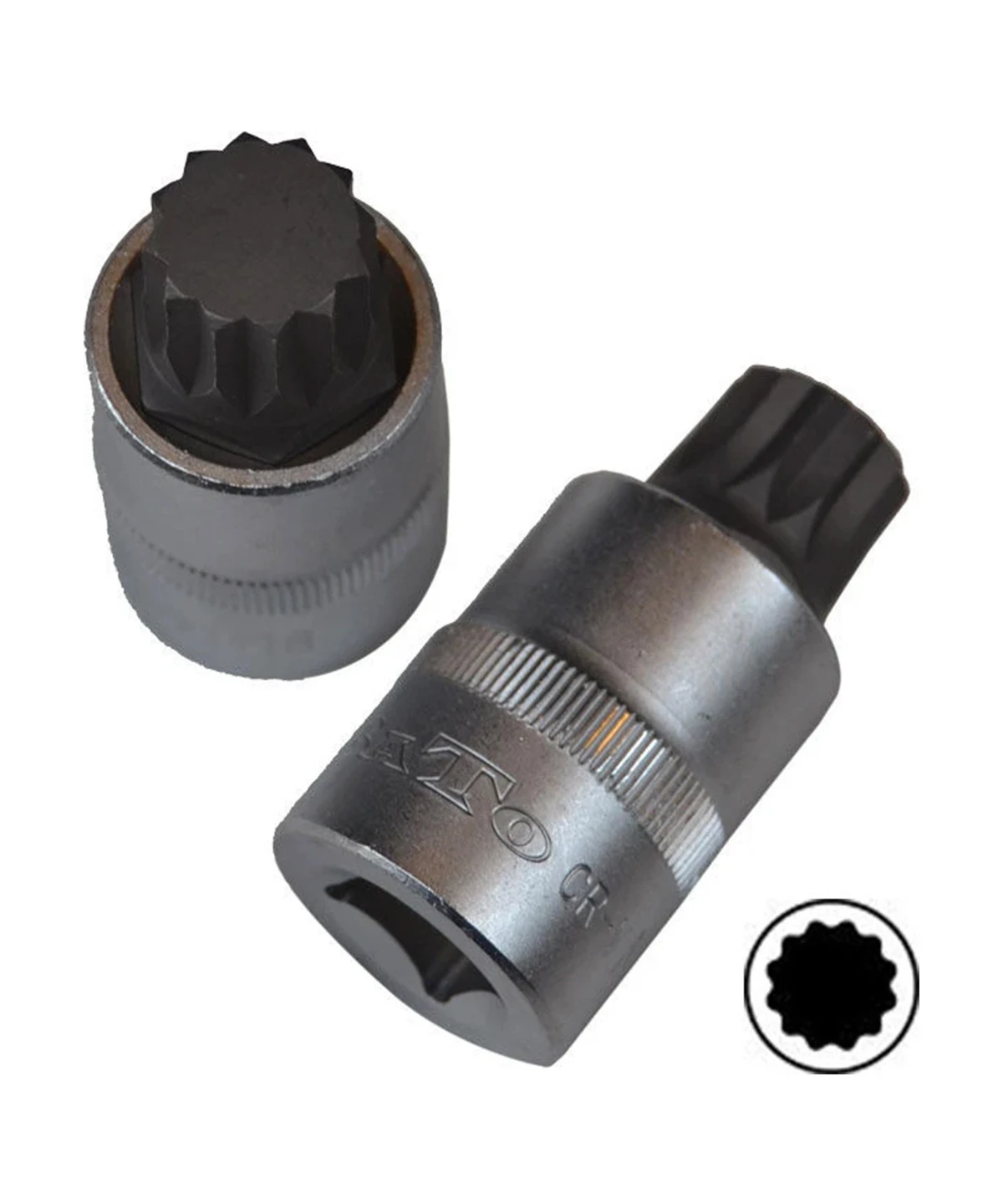BaTo 1/2” kort stifttop XZN M8