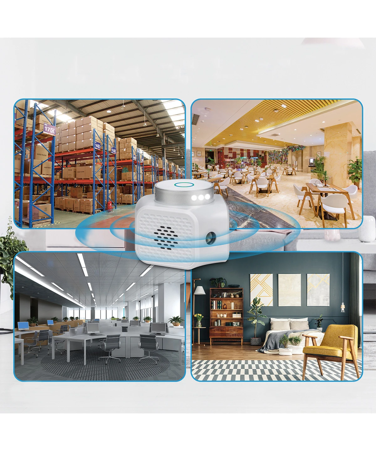 Ryom Ultralydsskræmmer med strobelys