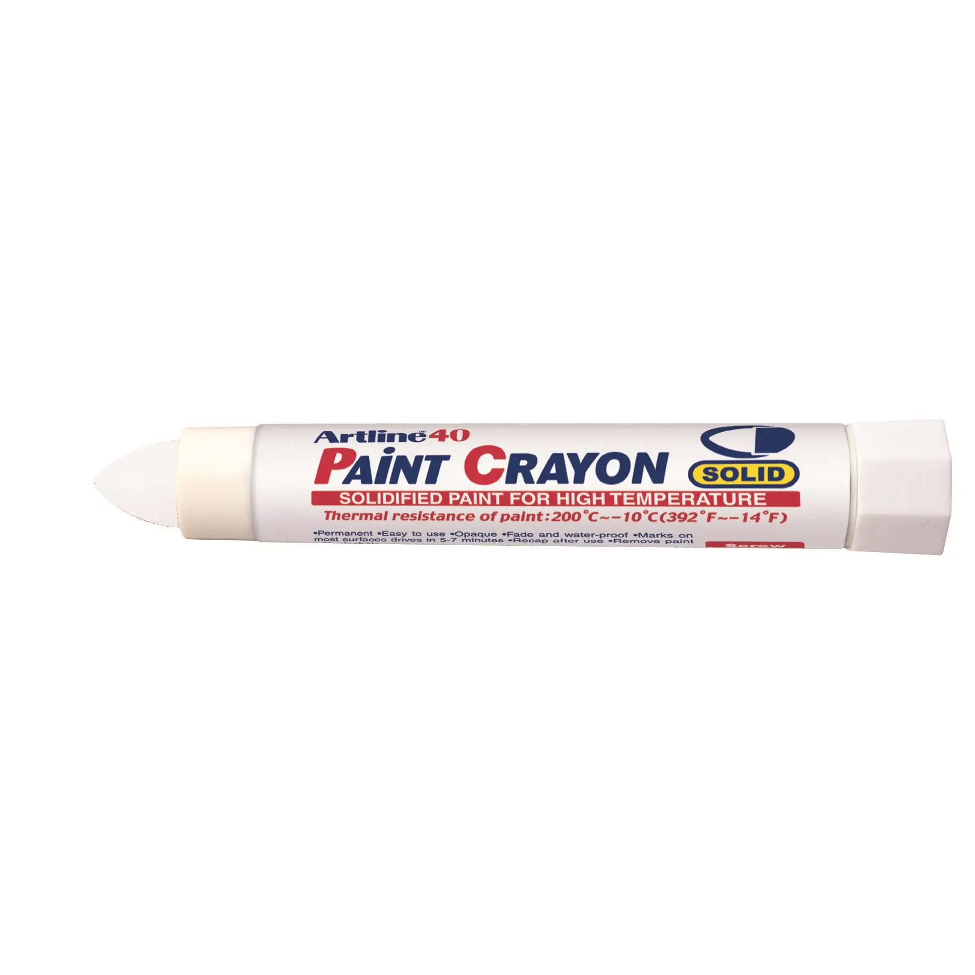 Crayon Paint High temp Artline 40 hvid - Køb billigt på Grafical.dk