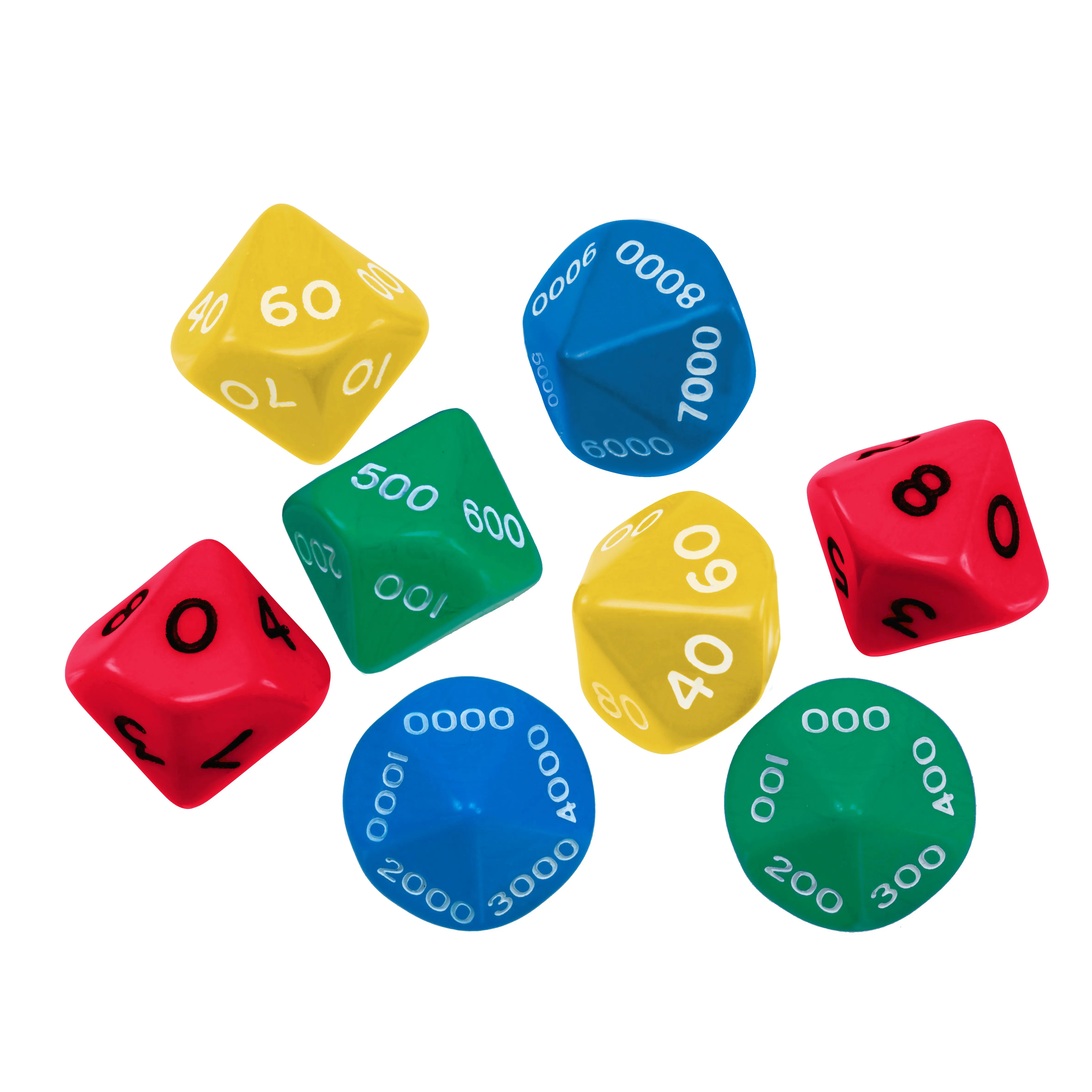 Terninger | 10-sidet, 12-sidet og 20-sidet terninger