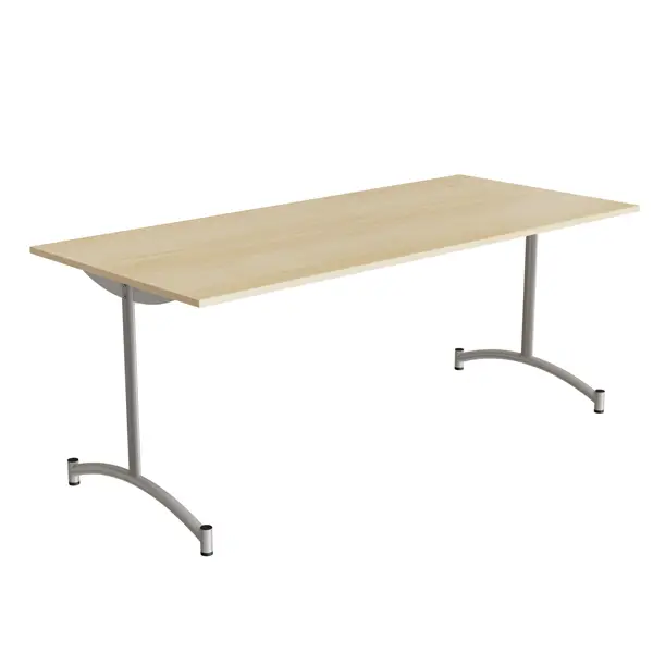 Bord Zeb 231, 1800x800 mm Højde 720 mm, Lydabsorberende birk laminat ...