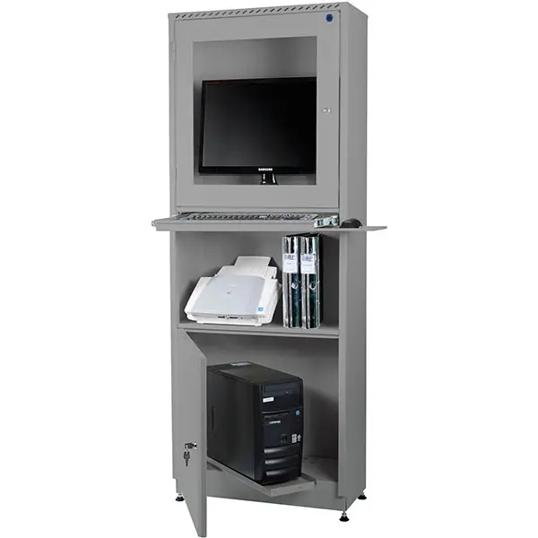 Computerskab Ergo_IT Lys grå » Køb billigt på Grafical.dk