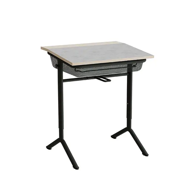 Elevbord Atlas 1128, 650x550mm, lys grå linoleum, sortolivent stel » Køb billigt på Grafical.dk