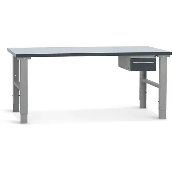 Filebænk 2000x800 mm inkl. Enkeltskuffe » Køb billigt på Grafical.dk