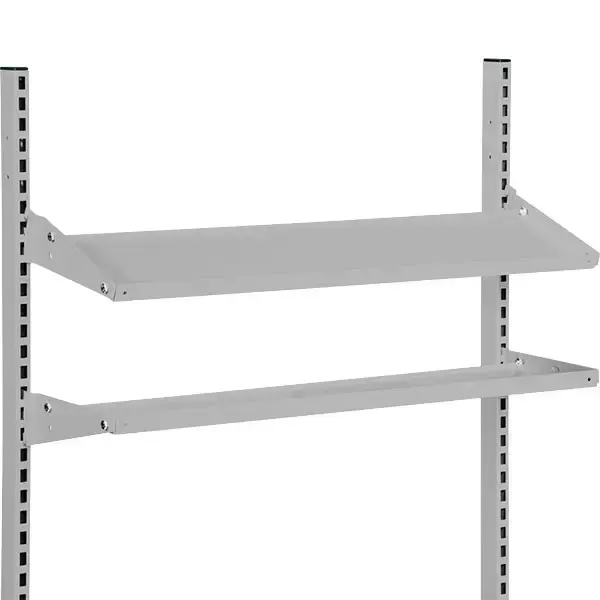 Hylde - 645 x 450 mm - med beslag c/c 670 - vendbar - 50 kg kapacitet ...