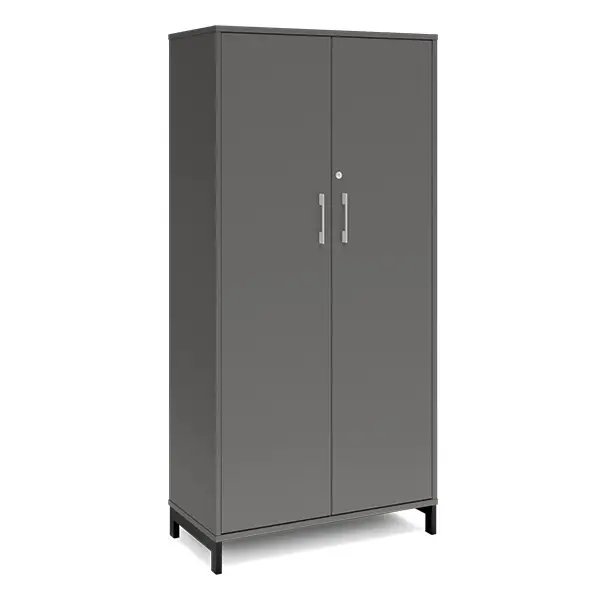 Kontorskab Dna 800x1660 Mm Antracit Sort 4a4 Køb Billigt På Grafical Dk