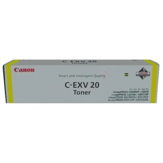 Canon C-EXV 20 yellow toner - Køb billigt på Grafical.dk