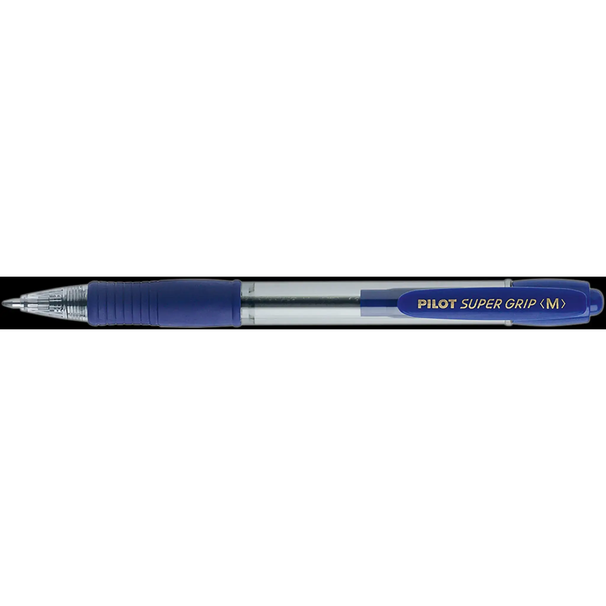 Kuglepen Pilot Super Grip M blå 0,7mm kugle 0,27mm stregbredde - 12 stk ...