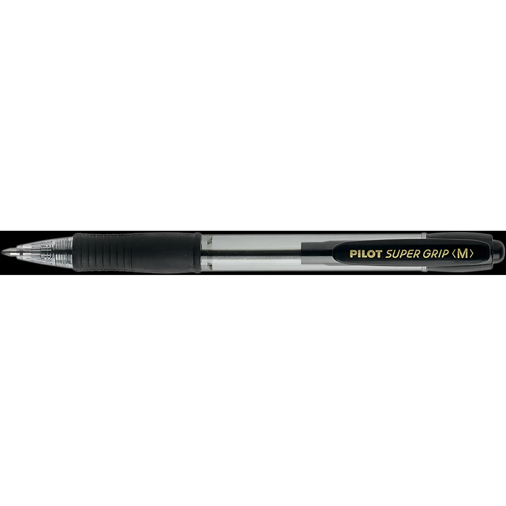 Kuglepen Pilot Super Grip M sort 0,7mm kugle 0,27mm stregbredde - 12 ...
