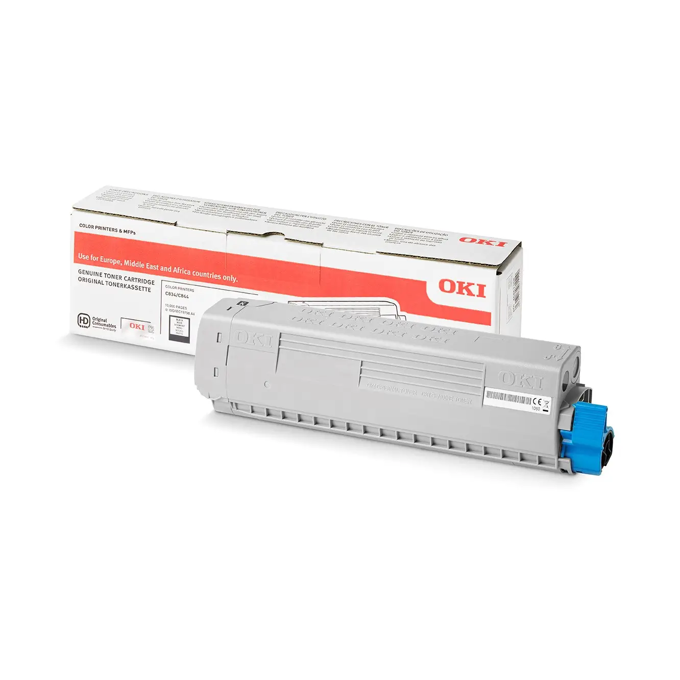 OKI Toner - C834/C844 - Lasertoner - Sort - 10.000 sider - Køb billigt ...