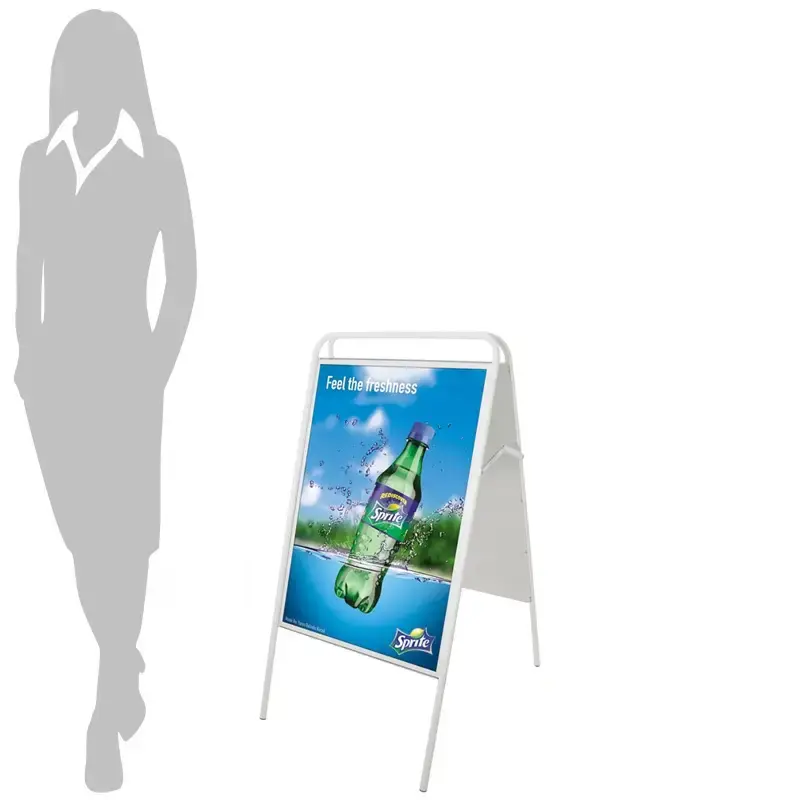 A skilt TWIN Light B2 Expo Sign 50x70cm hvid med magnetluk - Køb ...