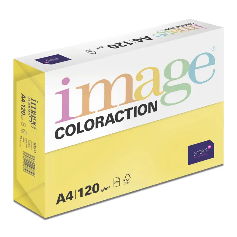 Kopipapir Image Coloraction A4 120g Sevilla Dark Yellow 250ark/pkt ...