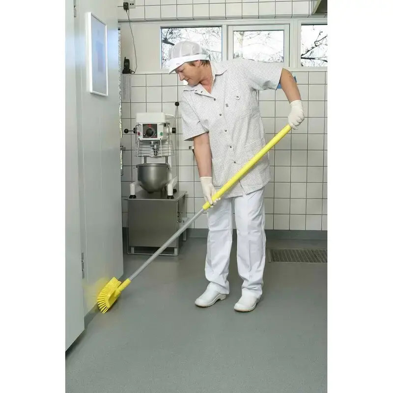 Rengøringsbørste High-Low Vikan 265mm medium børster hvid - Køb billigt ...