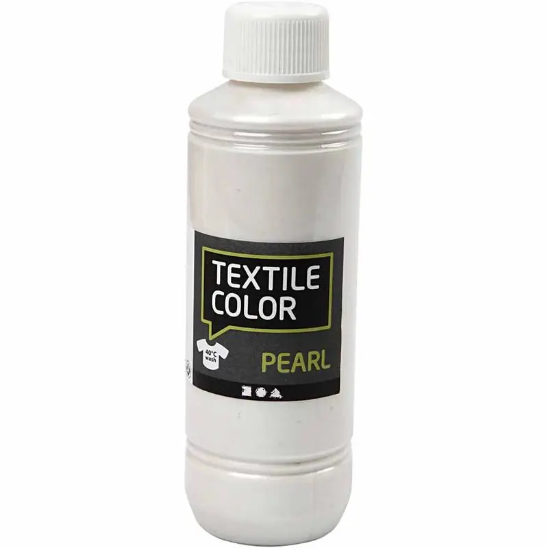 Textile Color, base, pearl, 250ml - Køb billigt på Grafical.dk