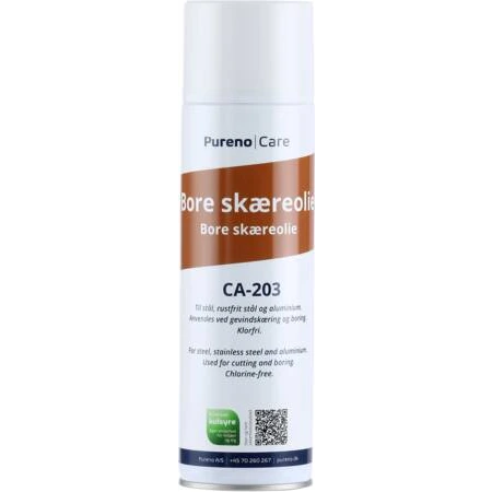 Bore skæreolie spray 500 ml » Køb online hos LINDS.dk