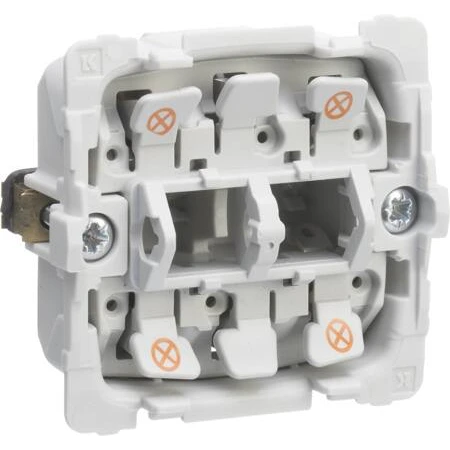 Lampeholder LK Fuga for 2 halve lamper