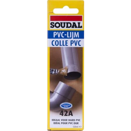 Lim PVC hurtigtørrende 125 ml tube