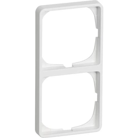 Ramme LK Fuga baseline 50, 2 modul hvid