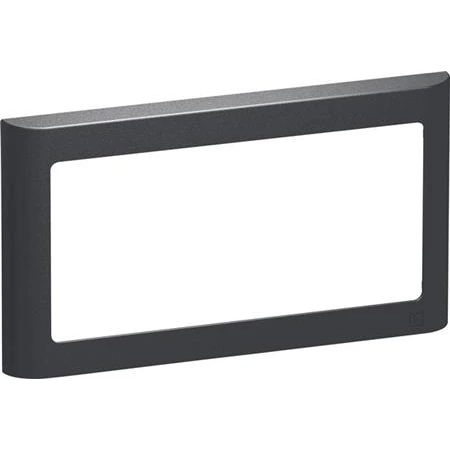 Ramme LK Fuga for 2 modul indsats vandret koksgrå