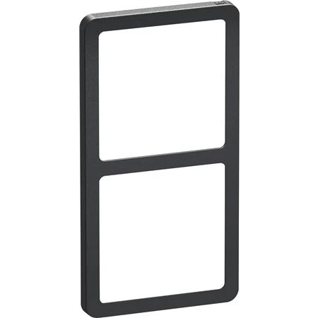 Ramme LK Fuga slim 2 modul koksgrå