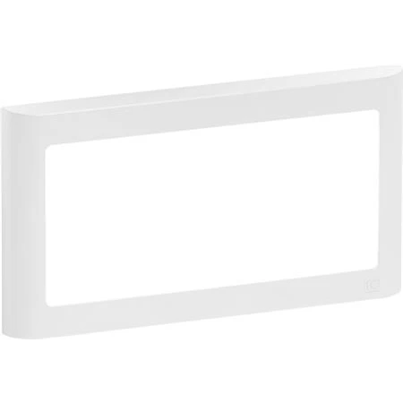 Ramme LK Fuga soft 2 modul vandret hvid