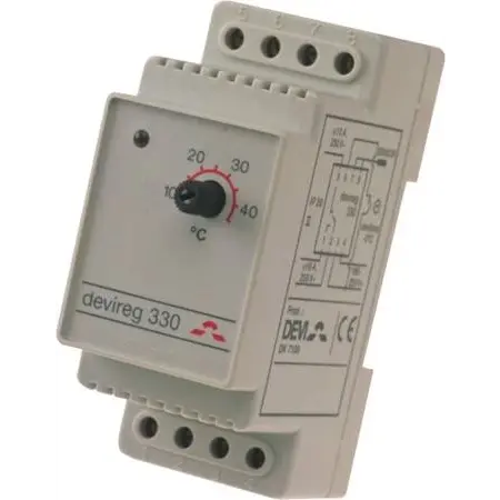 Termostat Devireg 3307ledf -10c+10c