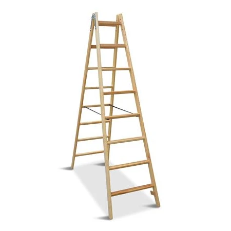 Wienerstige træ massiv 8 trin Ergo