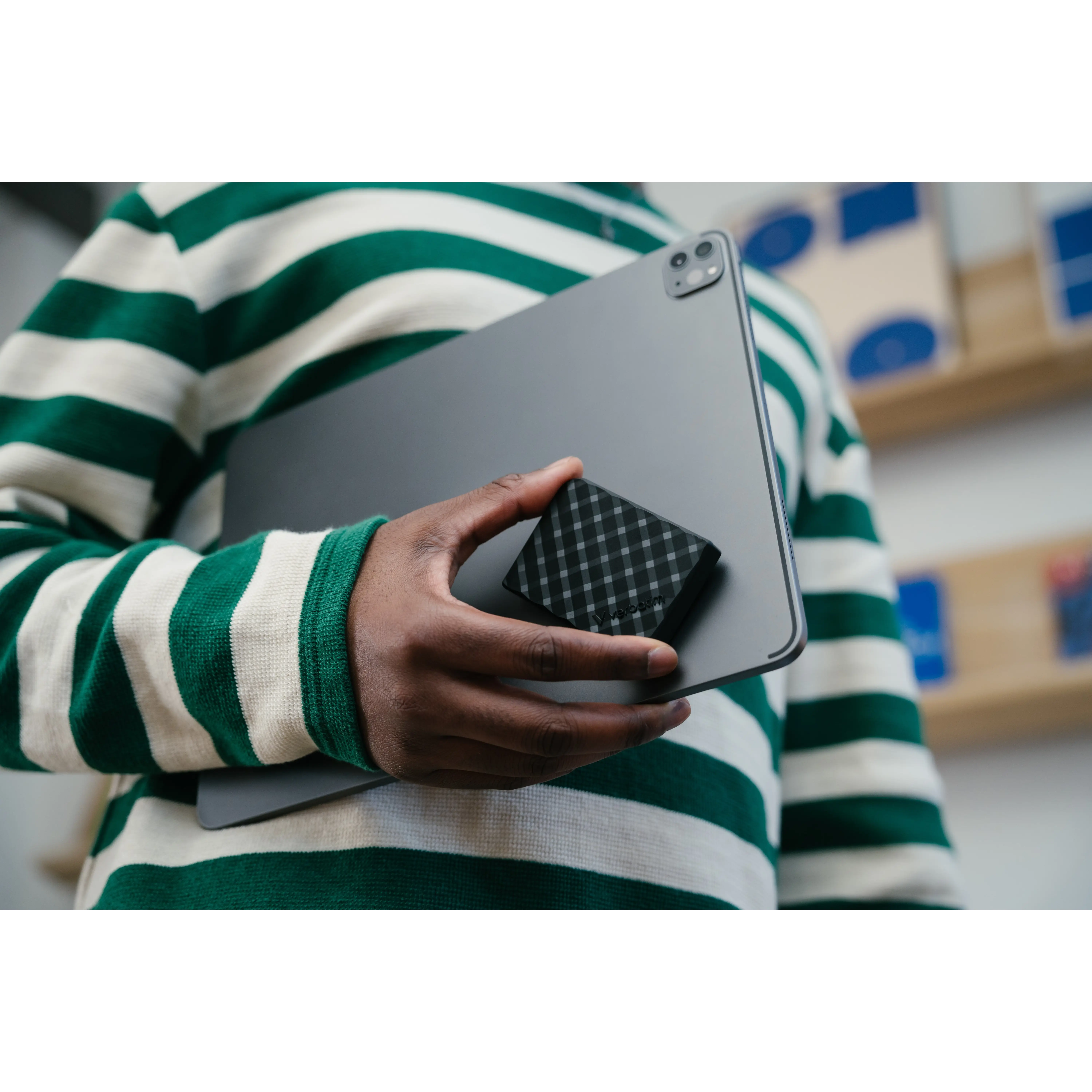 SSD - Verbatim Store 'n' Go Mini Diamond - 1TB - USB-C - Sort - Køb ...