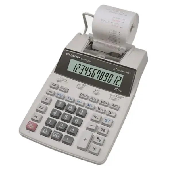 Regnemaskine Sharp EL-1750V - Strimmelregner - Køb billigt på Grafical.dk