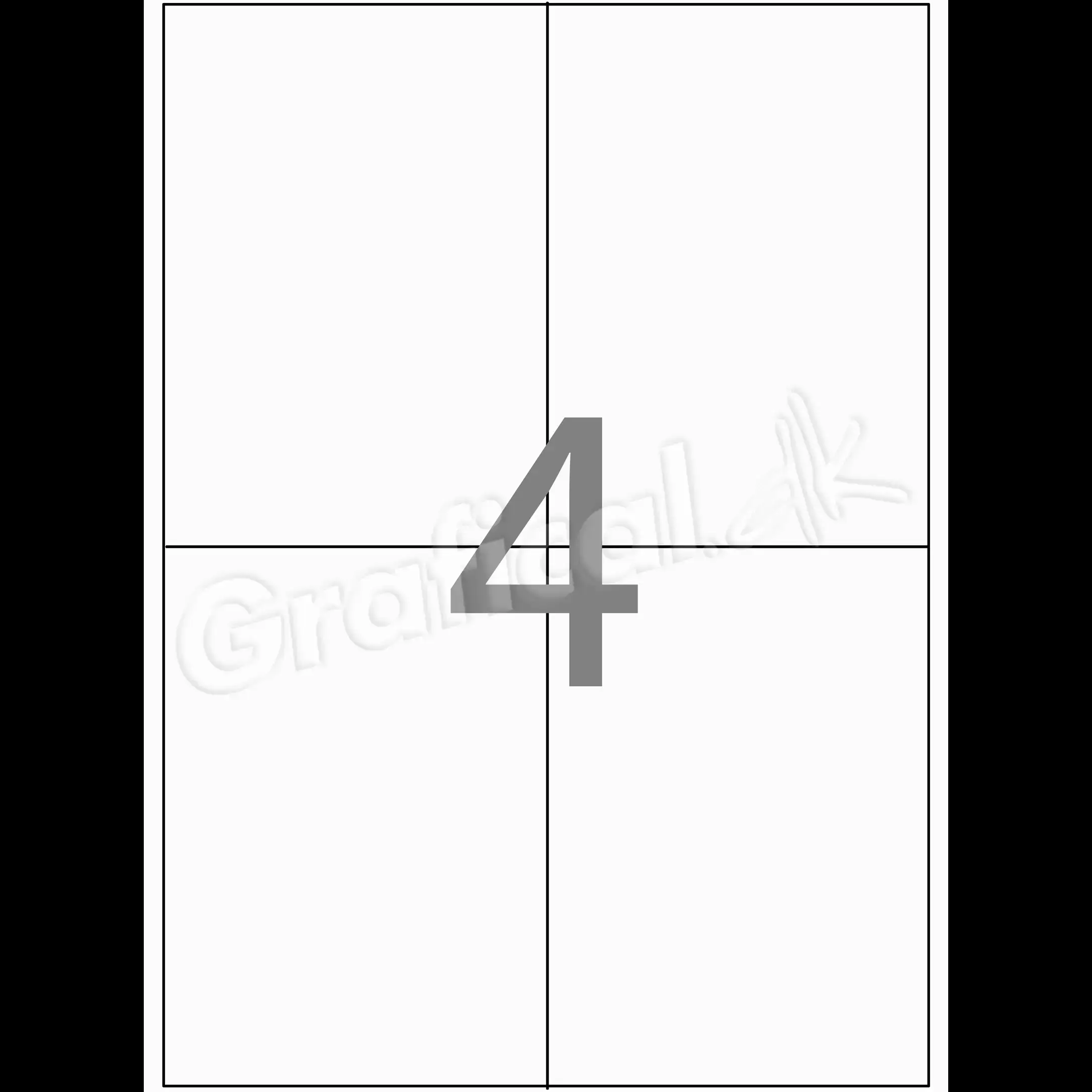 Xerox labels 105 x 148 mm 4 pr. ark - 100 ark - Køb billigt på Grafical.dk