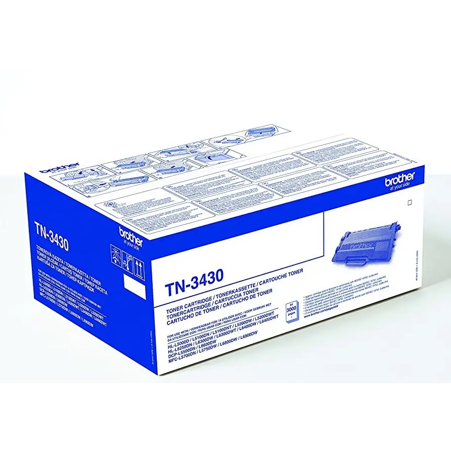 Brother TN-3430 - Lasertoner - Sort - Køb billigt på Grafical.dk