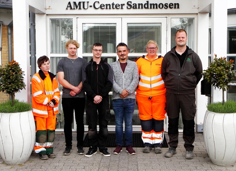 Nyuddannede anlægsgartnere fra Sandmoseskolen, AMU Nordjylland