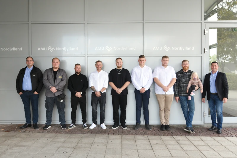 Tillykke til de nyuddannede bygnings- og anlægsstruktører fra AMU Nordjylland