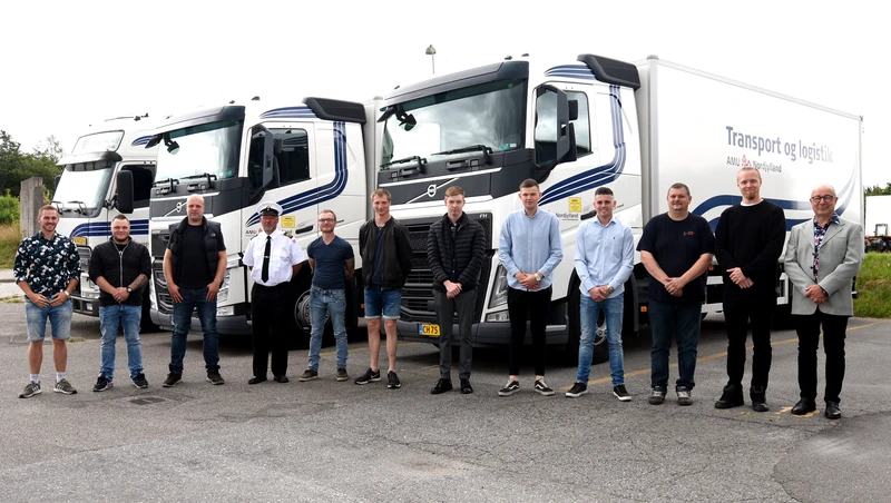 Tillykke med de nyuddannede godschauffører