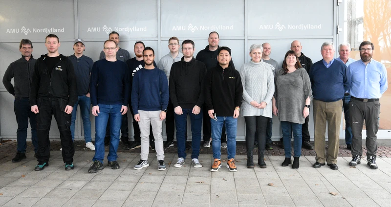 Nyuddannede industrioperatører fra AMU Nordjylland og TECHCOLLEGE