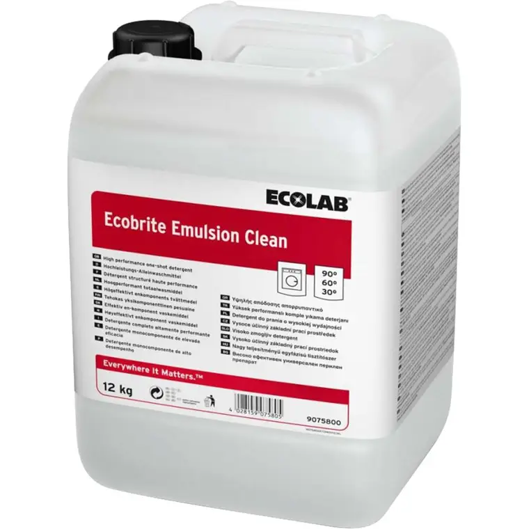 Vaskemiddel - Ecolab Ecobrite Emulsion Clean - Flydende - Uden farve og ...