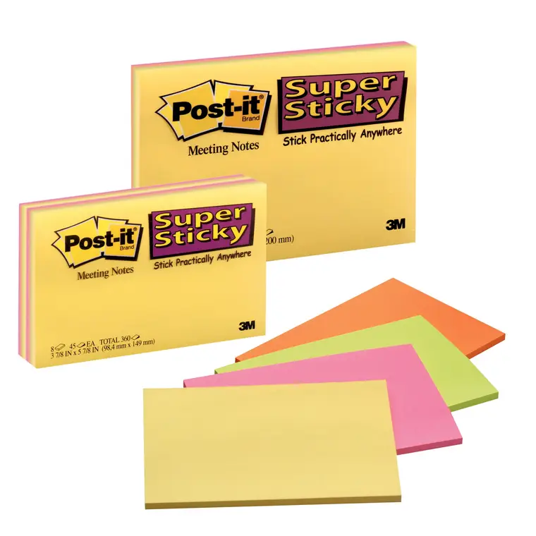 Sticky notes - Billig sticknote i mange størrelser og farver
