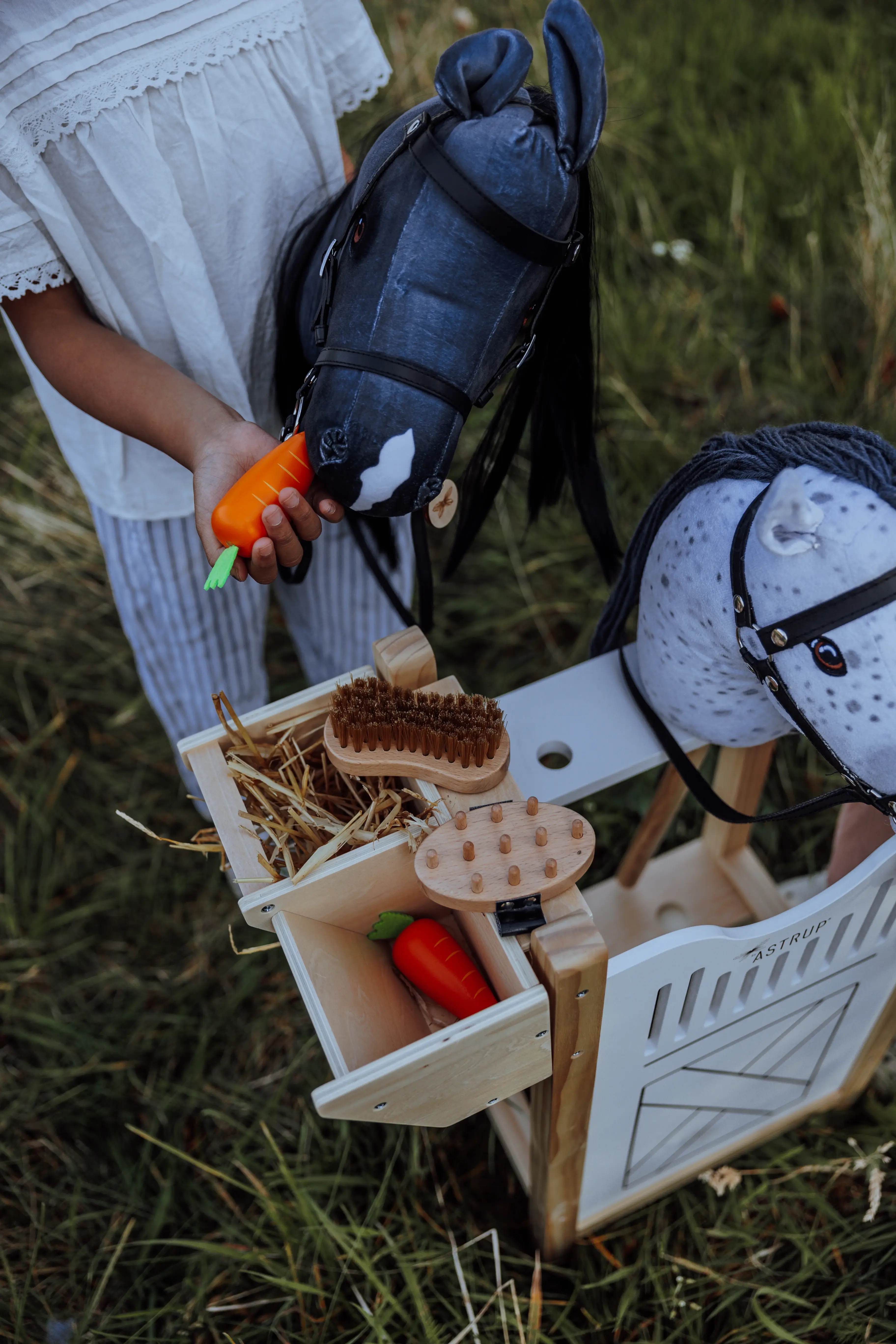 Get the Perfect minimalist Box for 2 Hobby Horses!