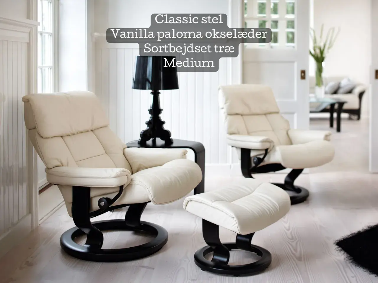 Nu på TILBUD - Stressless® Ruby lænestol + skammel - bolighuset.dk
