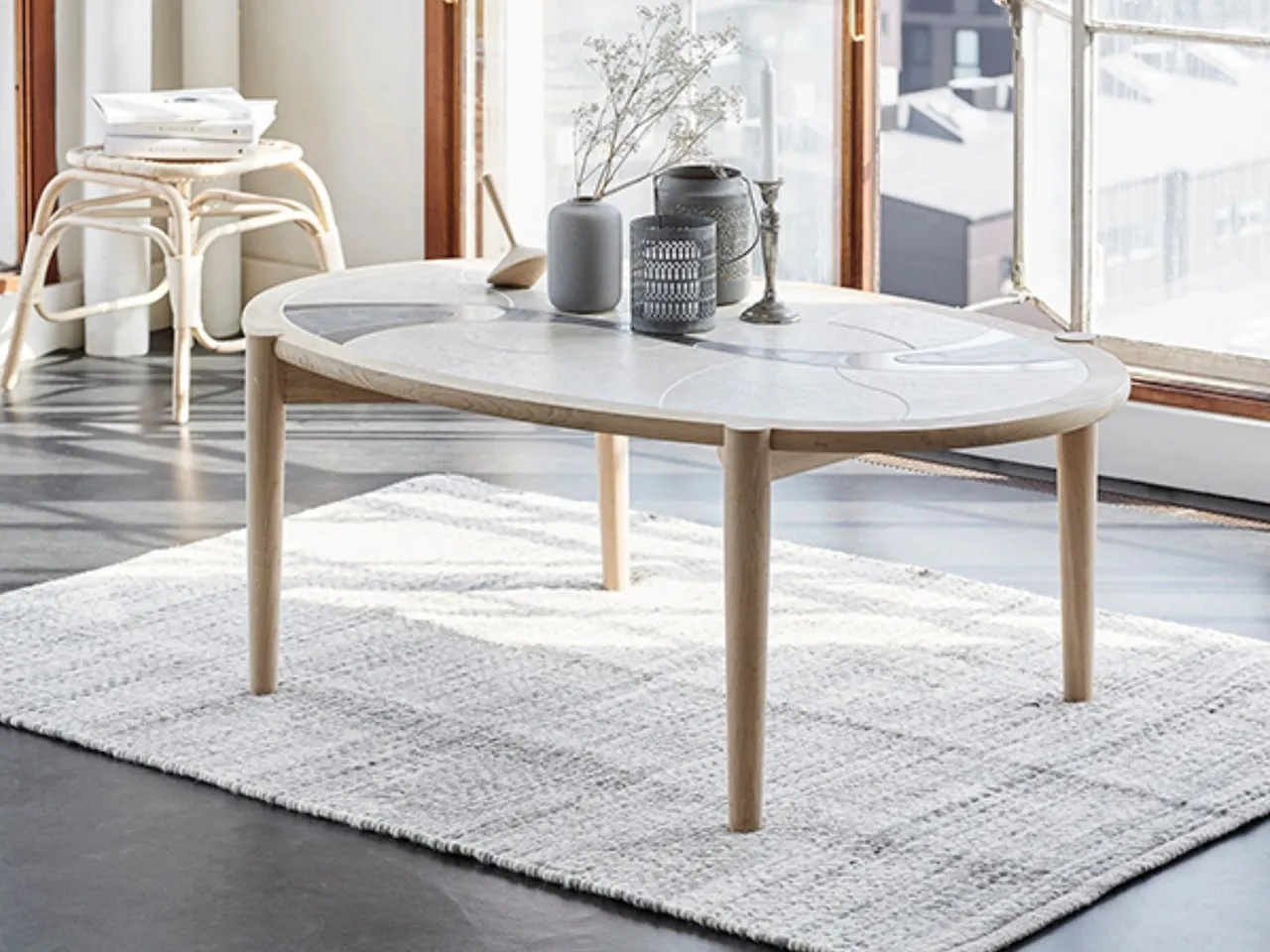 Haslev Kakkelbord 3661 sofabord- Prisgaranti - Fri fragt - bolighuset.dk