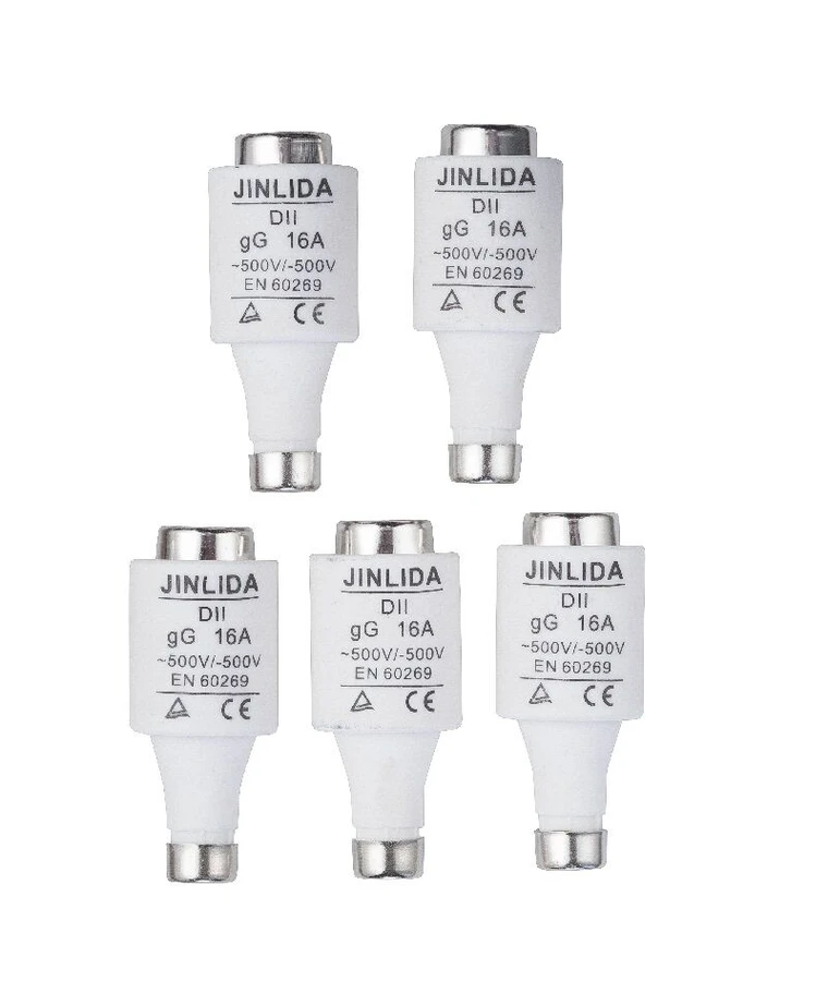 5 STK 16 AMP. SIKRINGER