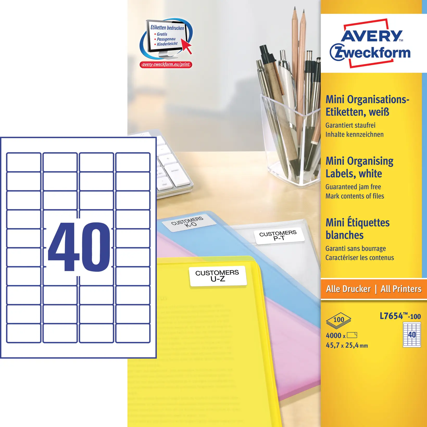 Avery Labels & Etiketter - Kæmpe udvalg - Køb online